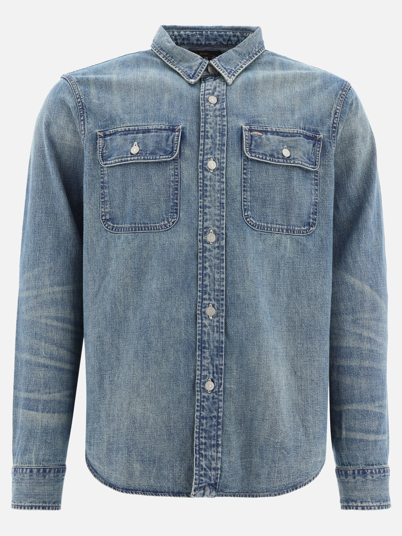 RRL by Ralph Lauren "Western" denim shirt Blue - Men | VIETTI Online Store